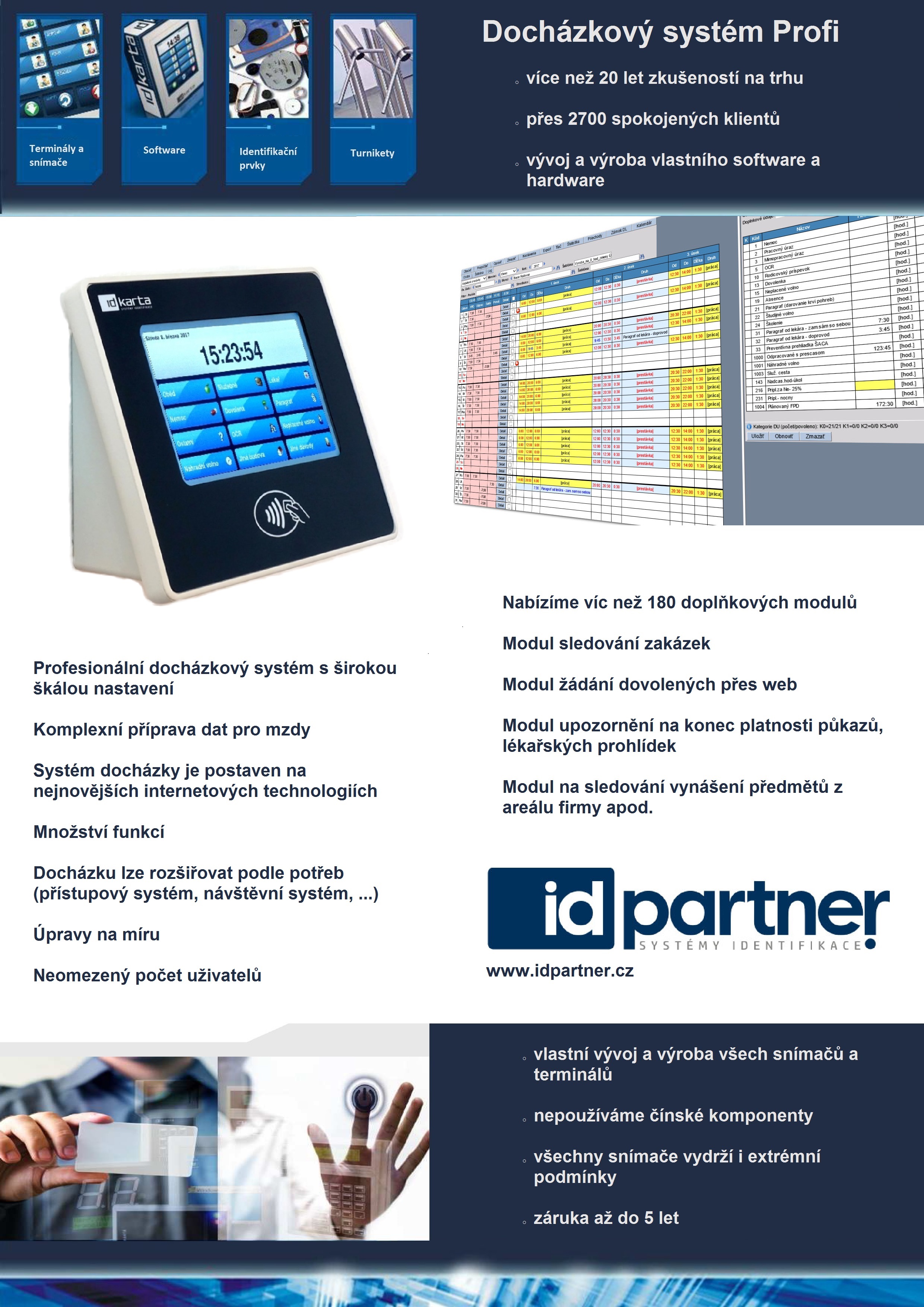 DOCHÁZKOVÝ SYSTÉM